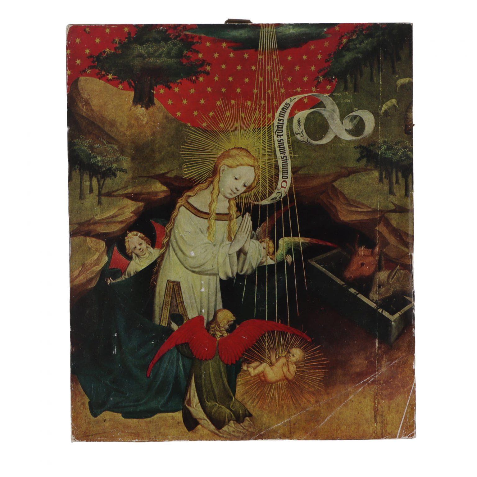 Maria, Jezus en engelen – Religiosa